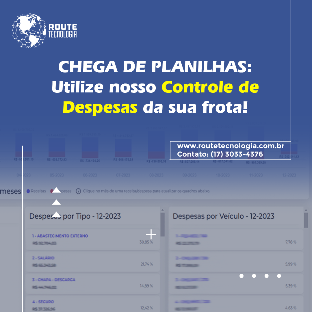 Módulo de Despesas da Route, insights claros e transformar sua tomada de decisões - Route Tecnologia